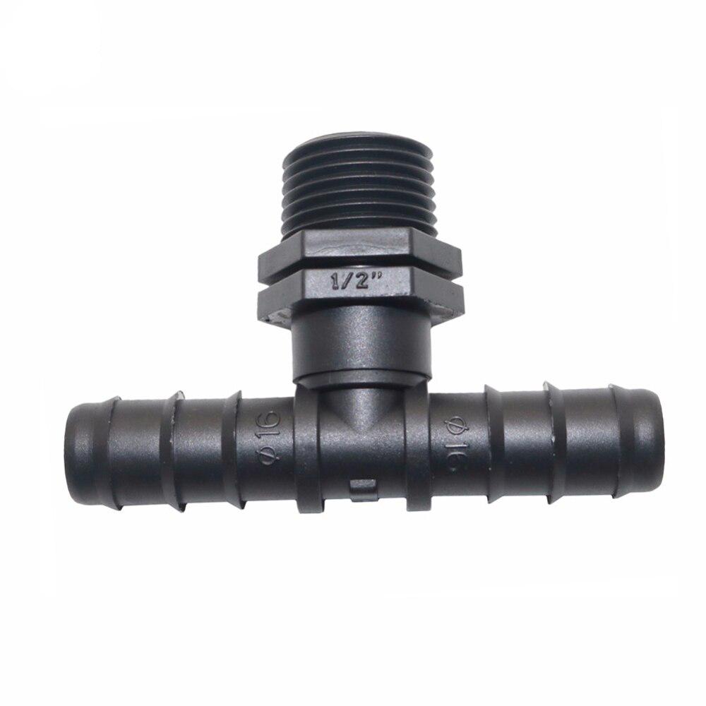 Buy 5 Pcs DN16,DN20 Water Pipe Garden Hose Barbed Tee Connectors Micro ...