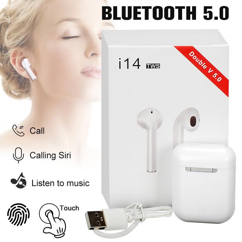 Buy I14 TWS Wireless Bluetooth V5.0+EDR Smart Touch Control Headset ...