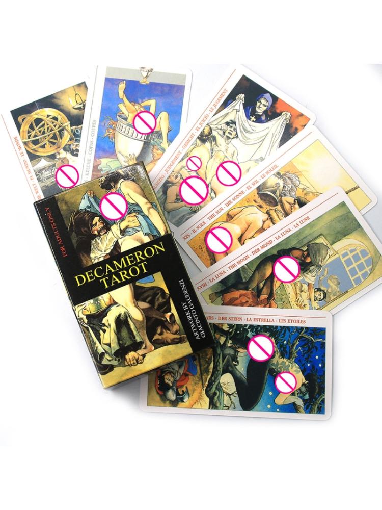 Cheap Decameron Tarots 78-Card Deck Full English Oracle Cards Friends ...