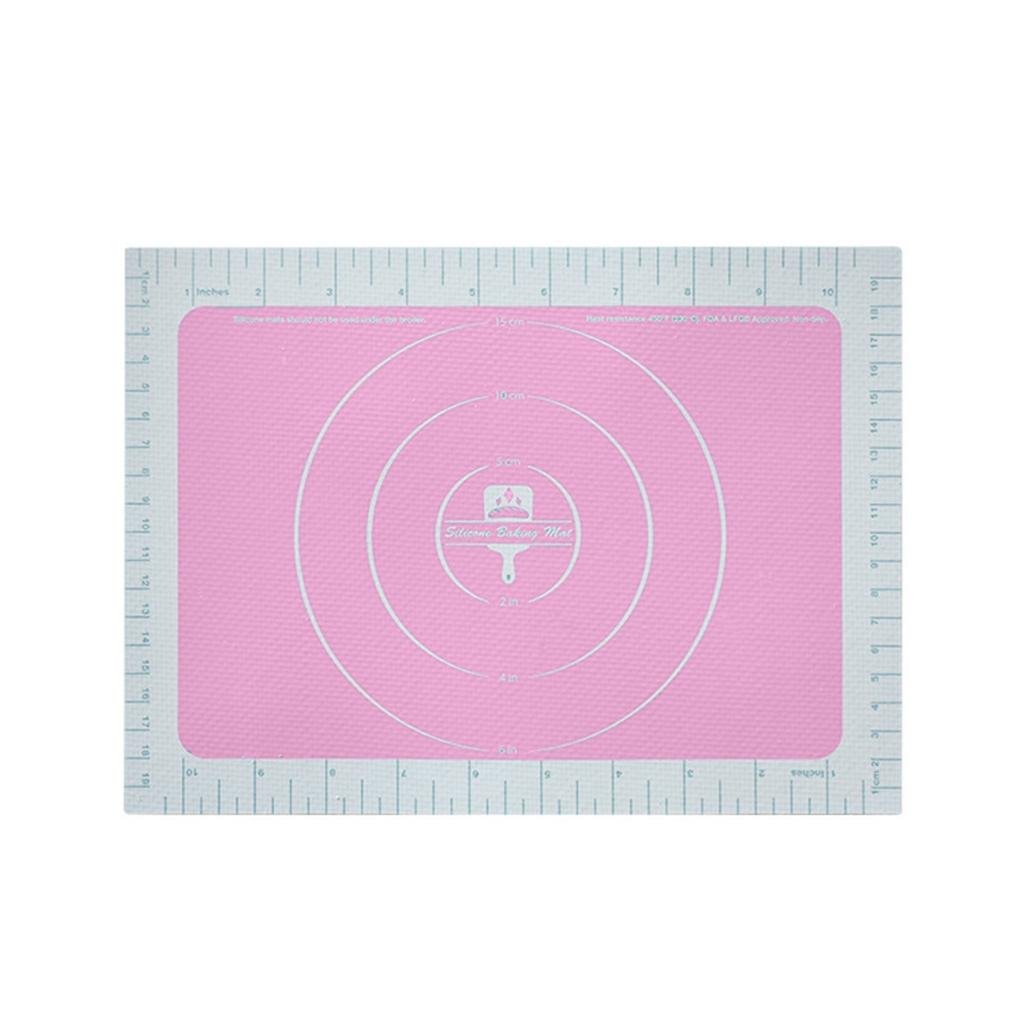 Silicone Cake Mat Non Stick Baking Mat Fondant Mat Dough Rolling Mat ...