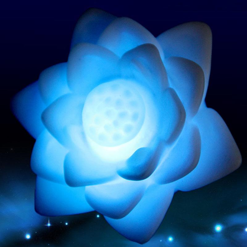 Night Lights Lotus Flower Color Changing Nightlight Home & Living ...