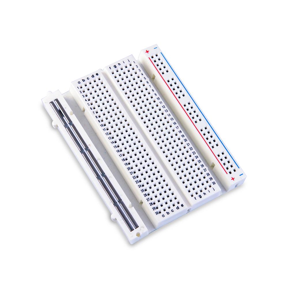 Buy ELEGOO 3PCS 400 Tie-points Breadboard, 4 Power Rails for Arduino ...