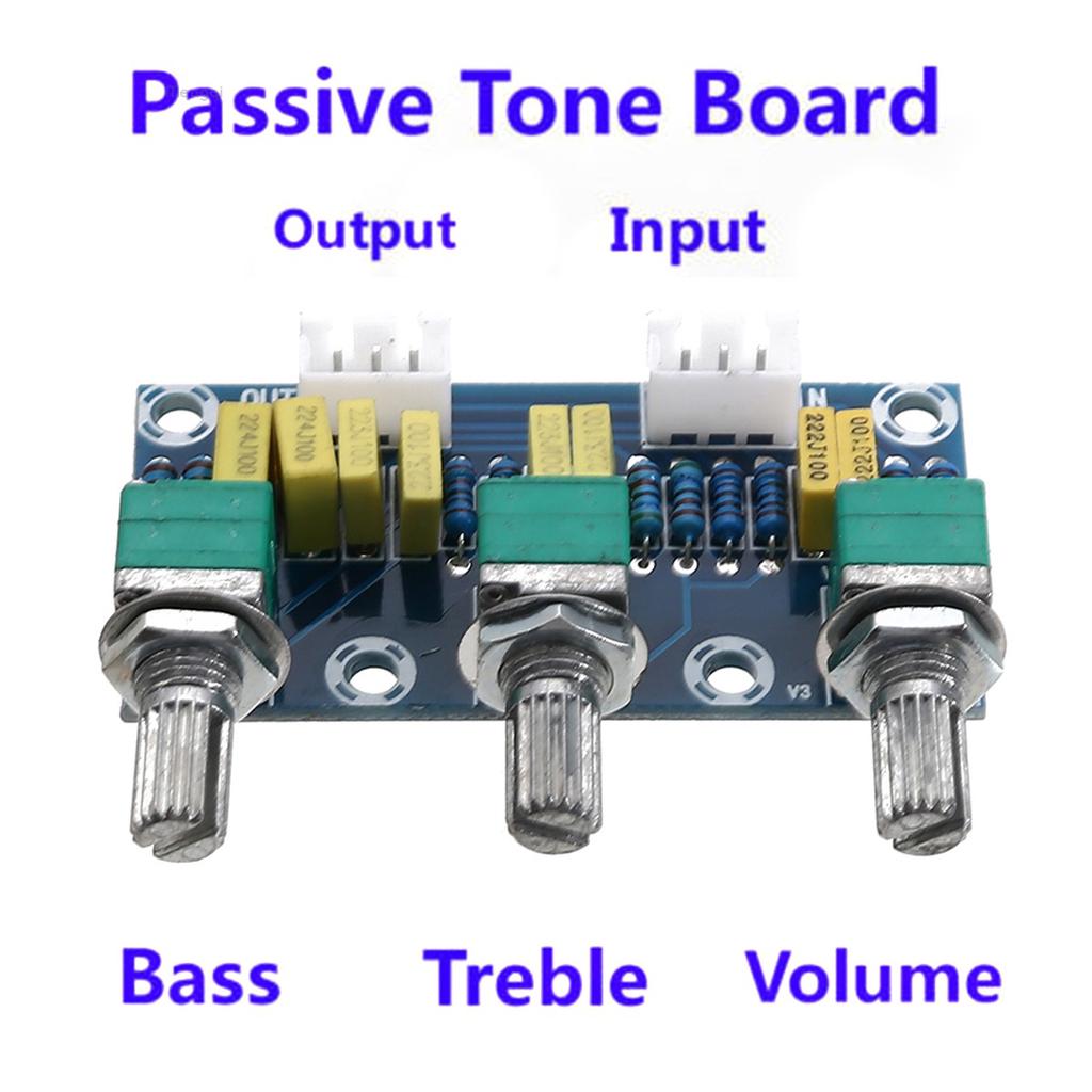 Dagu XH-M802 Passive Tone Board Volume Bass Treble Control Preamplifier ...