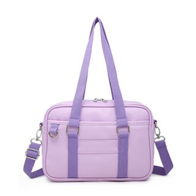 Buy Women Student Style Handbag School Uniform Bag PU Leather Crossbody ...