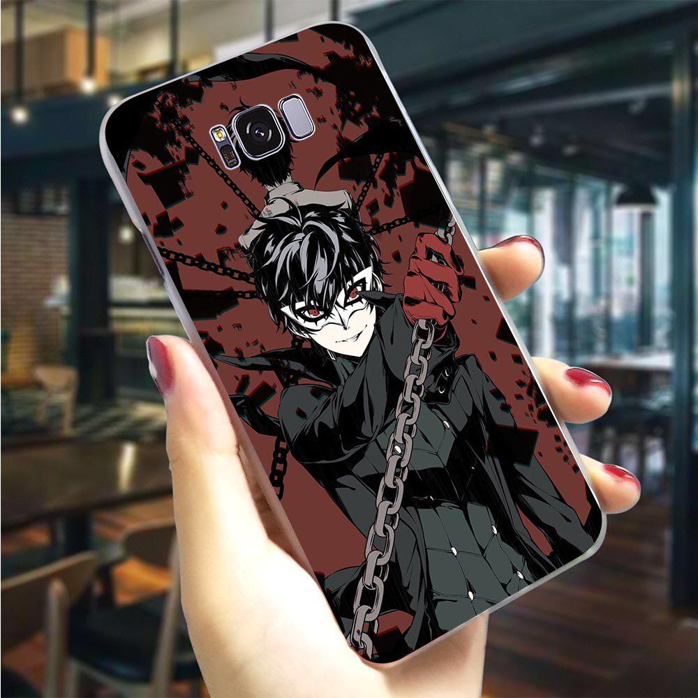 Buy Persona 5 P5 Phone Case For Galaxy S7 Edge Note 9 M10/M20/M30 Hard ...