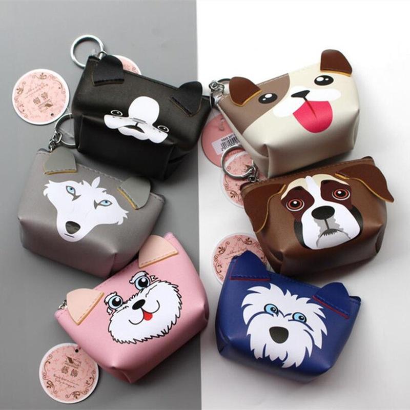 Buy Cute Women Purses Cartoon Pattern 3D Dog Coin Bag at affordable ...