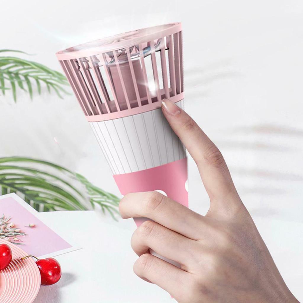 Buy Fashion Ice Cream Shape Lazy Cooling Fan Portable Hanging Neck Fan ...