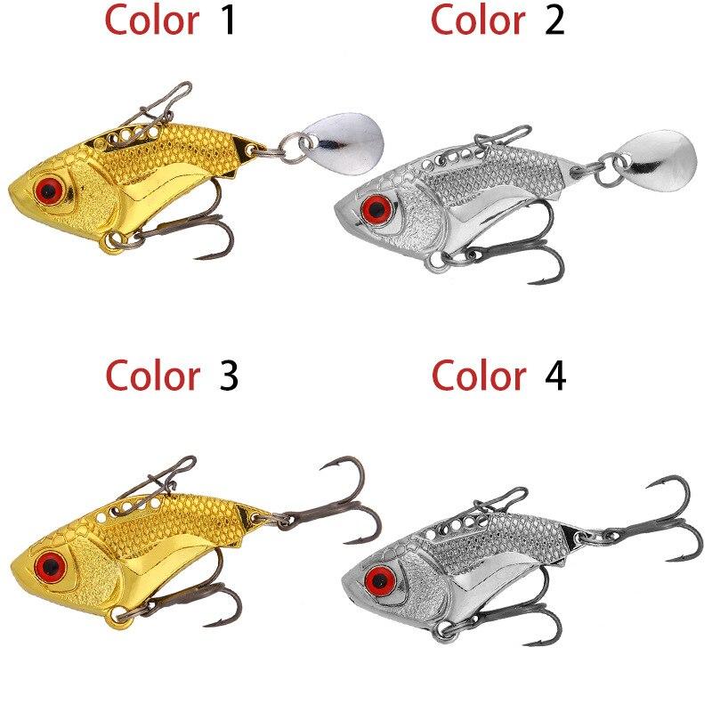 Buy Baits Jigging Spoon Lures Metal VIB Spinner Spoon Blade Swimbait ...