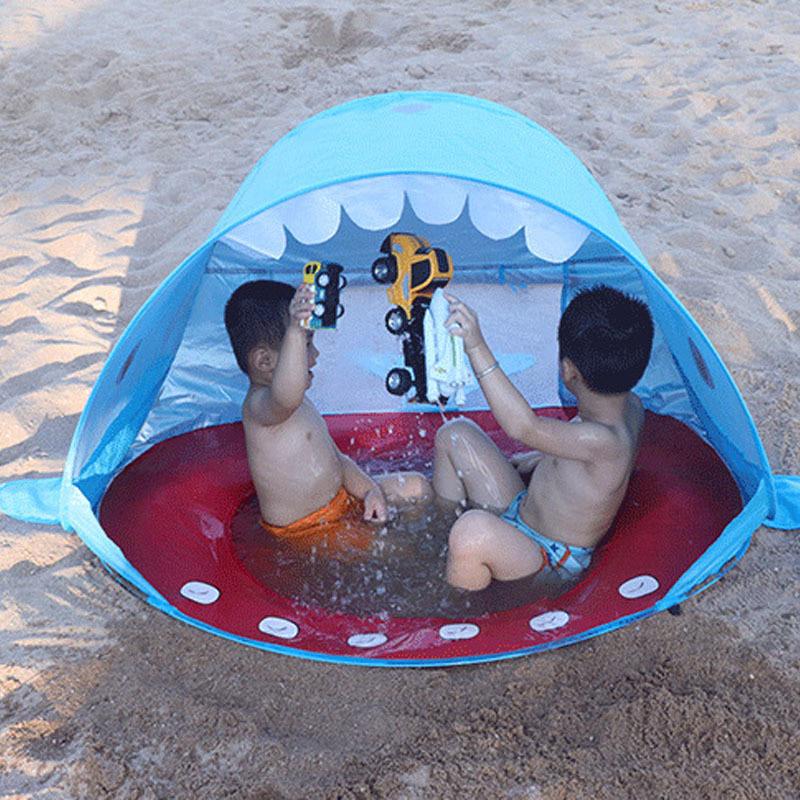 Buy Summer Kids Beach Tent Pool Automatic Canopy Pop Awning Portable ...
