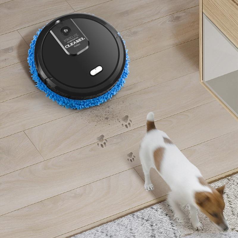 Buy Household Floor Mops USB Charging Vacuum Cleaner Rotary Mopping ...