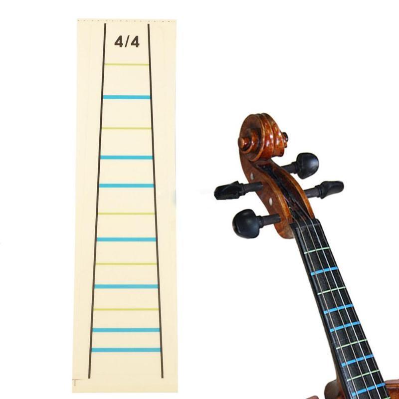 2Pcs Violin Fretboard Sticker Tape Fingerboard Chart Finger Marker For ...