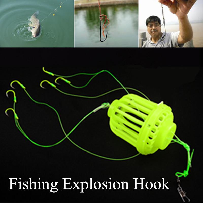 Buy Creative Luminous Sea Cages Trap 6 Hook Glow In The Dark Fishing ...