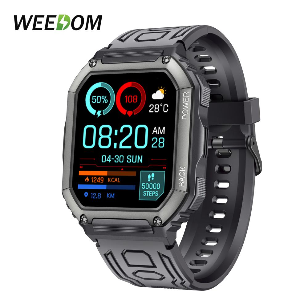 WEEDOM 2022 Neue Sport Smart Watch Männer Bluetooth Anruf Smartwatch ...