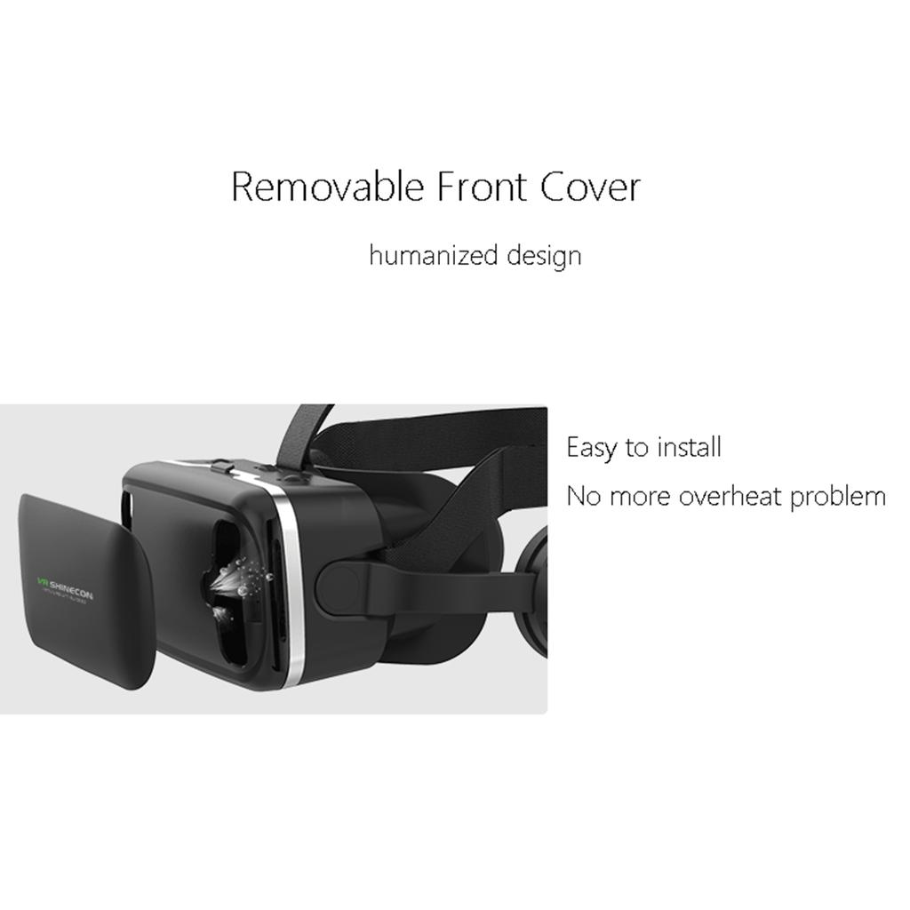 Buy VR Shinecon 6.0 3D Virtual Reality Glasses Box Headset 360 Degree ...