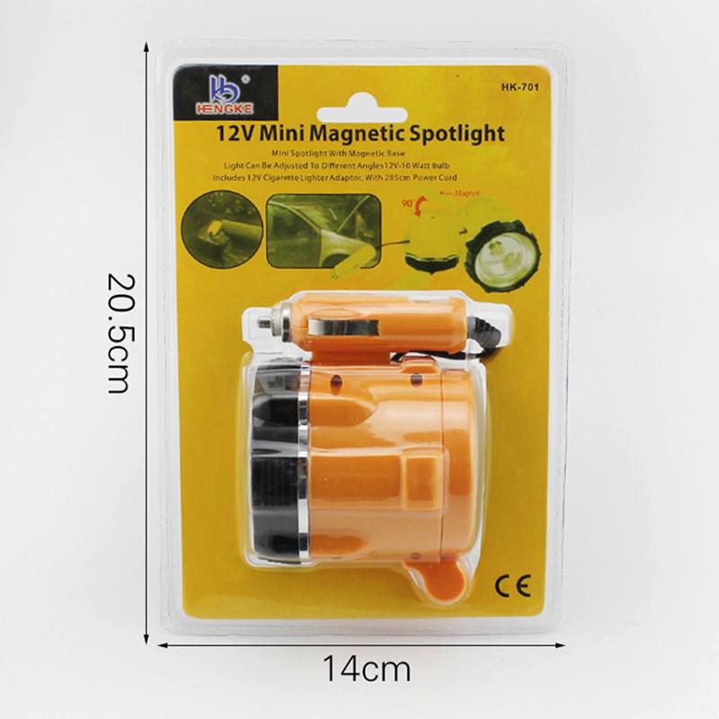 Buy 12V Mini Magnetic Spotlight 7LED Emergency Light Portable Car ...