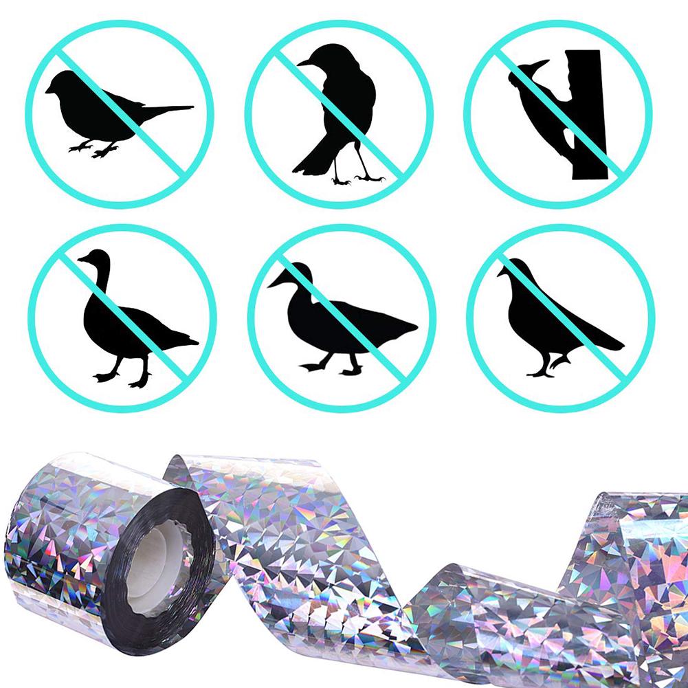 Buy Bird Repellent Scare Tape Dual Sided Reflective Bird Deterrent ...