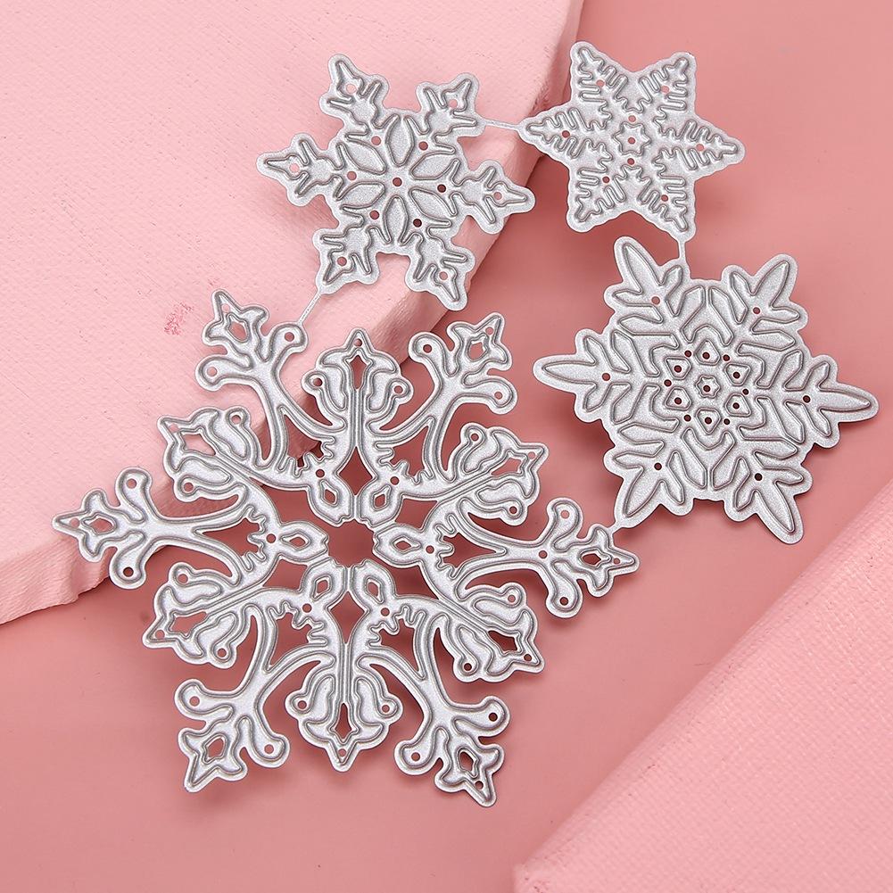 Buy Craft Cutting Die Snowflake Shape Carbon Steel DIY Photo Album Card ...