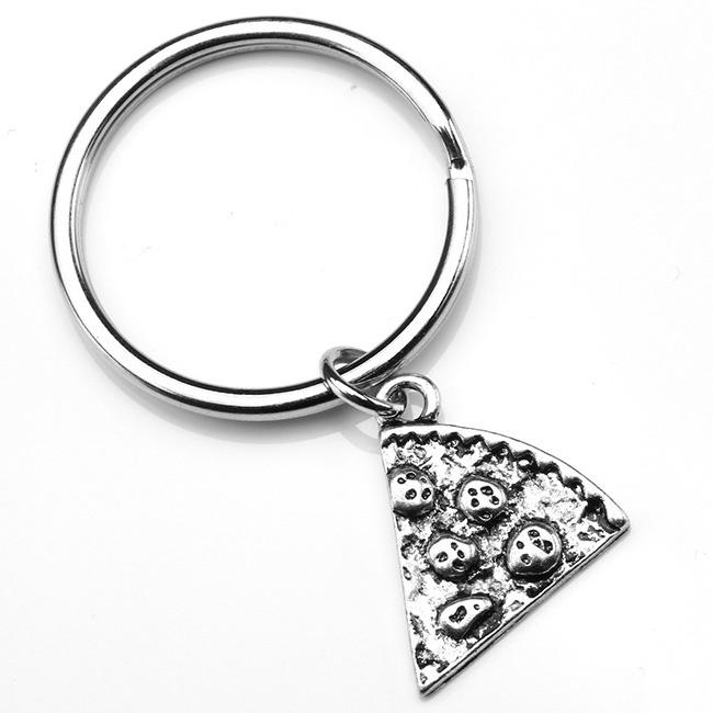 Buy Slice Pizza Keychains Keyrings BFF Best Friend Friendship Family ...