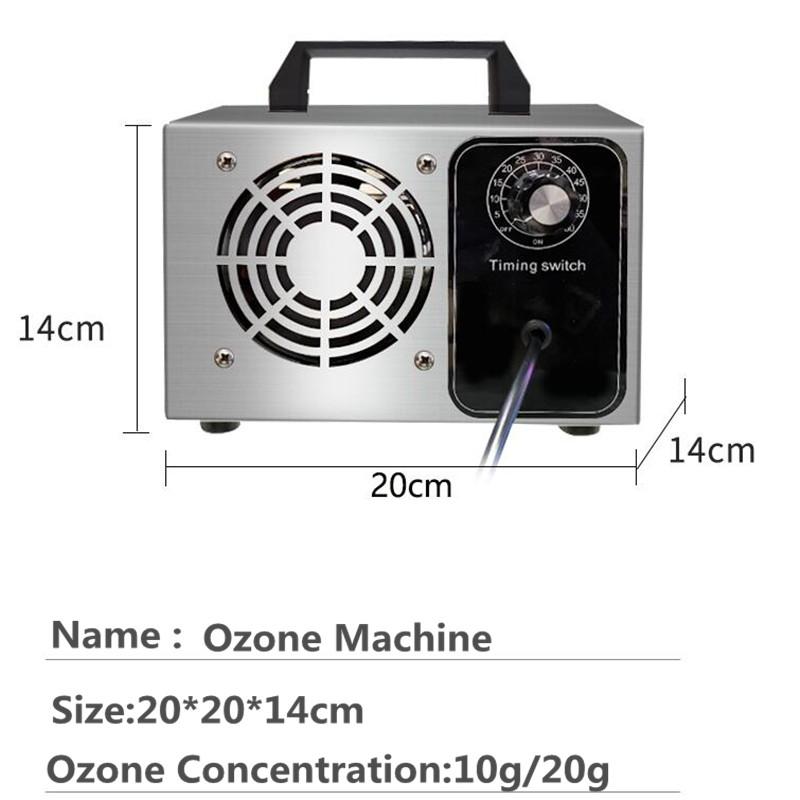 Buy 220V Air Ozone Generator Air Purifier Sterilizer Ozonator Portable Ozonizer Cleaner ...