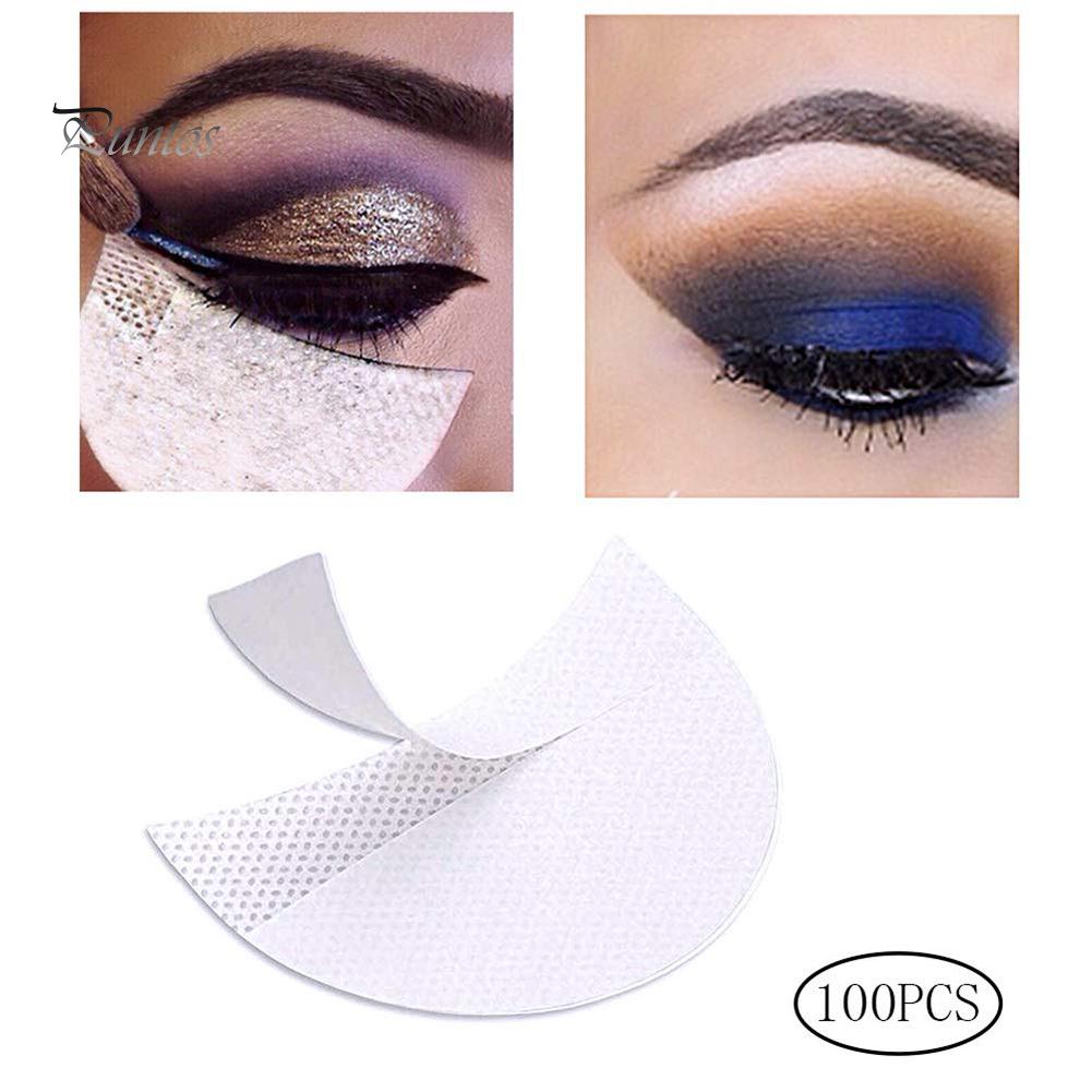 Buy Puntos Cosmetic 100Pcs Eye Shadow Stickers Grafting Eyelashes Tapes ...