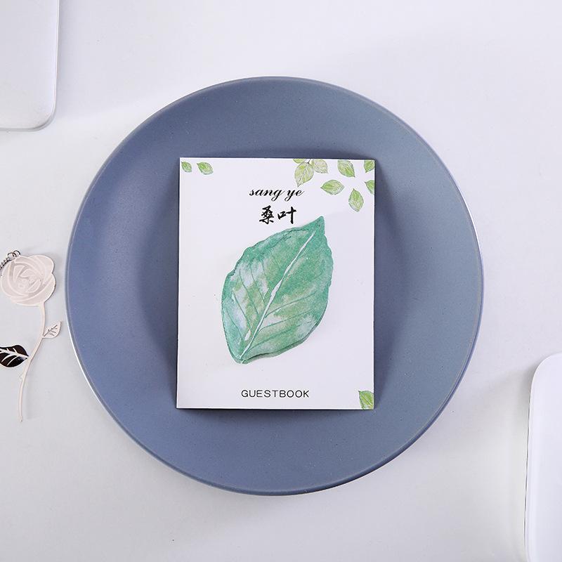 Satın alın Yaratıcı Öğrenci Kırtasiye Ofis Malzemeleri Yaprak Şekli Yapışkan Notlar | Joom