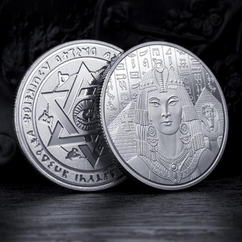 Buy Ancient Pyramid Of Greece Lucky Commemorative Coin Gold And Silver ...