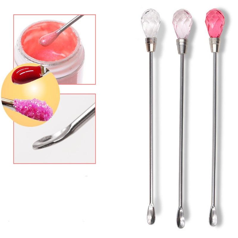 Buy Nail Art Nail Stick Manicure Tool Spoon Nail Supplies Beauty at ...