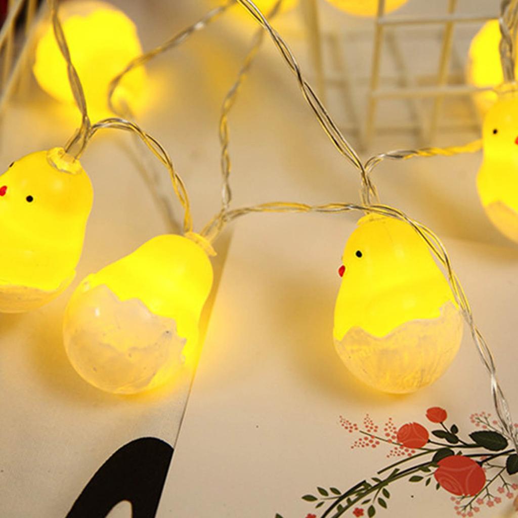 LED Animal Modeling Light String Yellow Chick Lights New Decoration ...