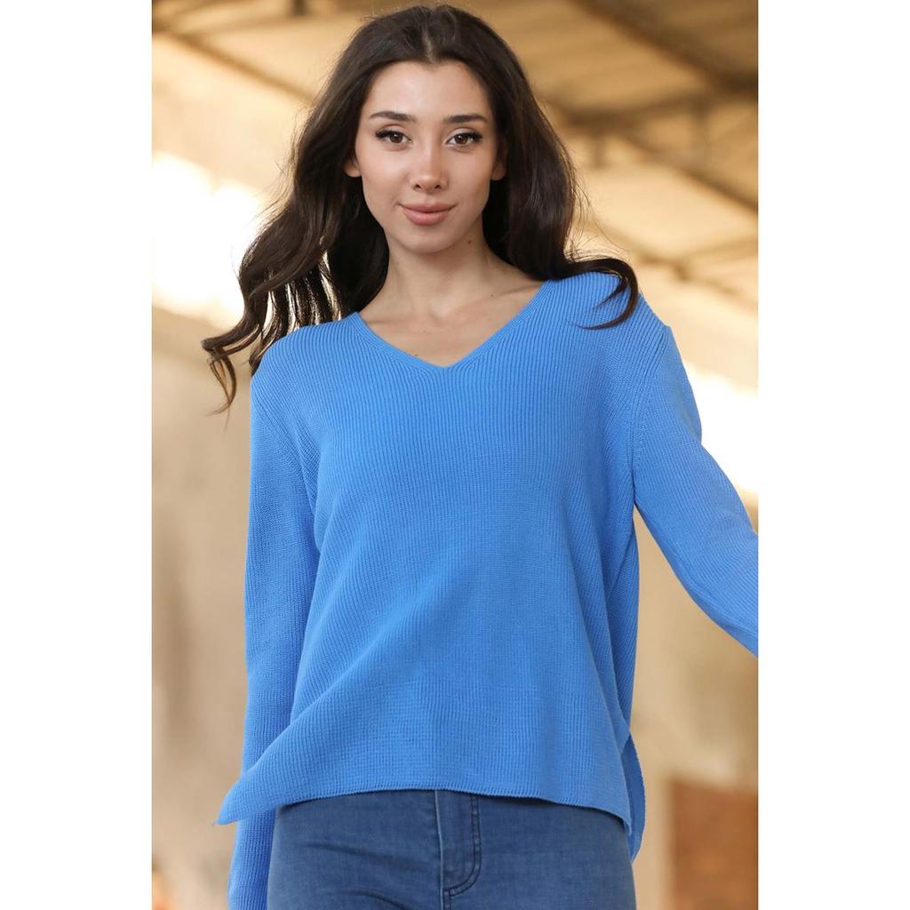 Buy Blue Women's Jumpers at affordable prices — free shipping, real ...