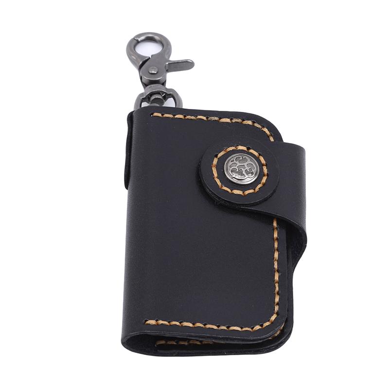Buy Men Women Tanned Leather Handmade Car Key Case Key Holder Key ...