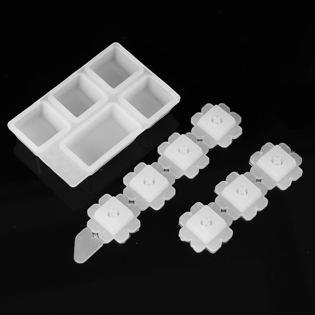 Buy DIY Mechanical Keyboard Key Cap Silicone Mould Set UV Crystal Epoxy ...