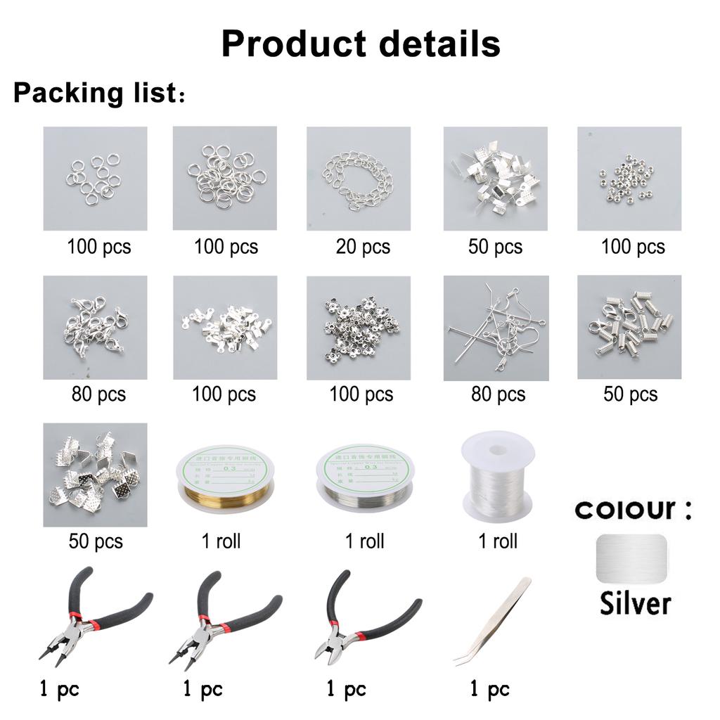 Buy DIY Craft Decoration Craft Jewelry Making Accessories Metal Kit ...