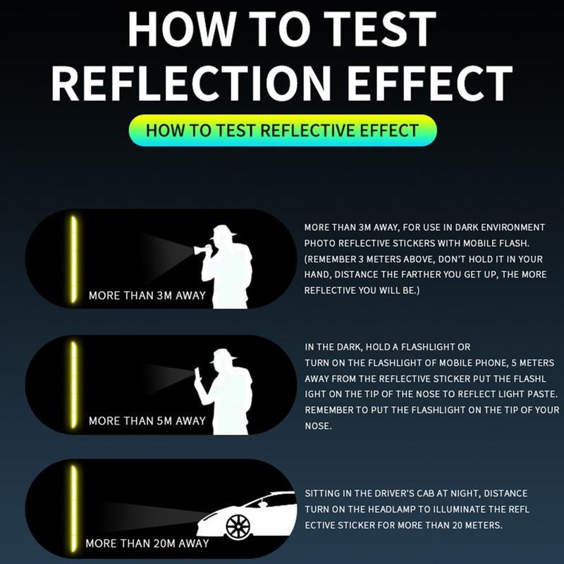 Buy Strong Reflection Safety Car Car Door Rearview Mirror Warning ...