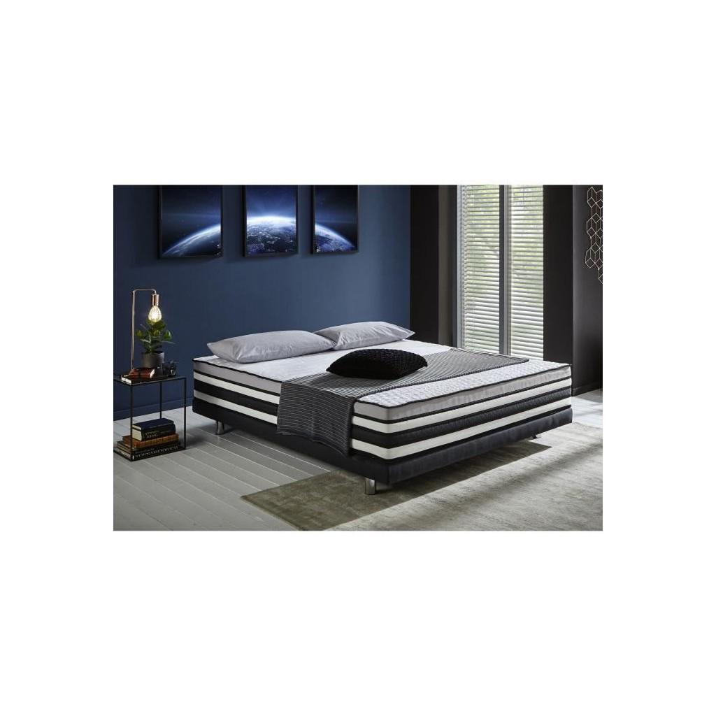 Buy DYNAMIC BEDDING Matelas Hybride 180x200 cm - 1 855 Ressorts ...