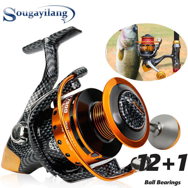 Buy Spinning Fishing Reel Left and Right Hand Spinning Fishing Reel 12 ...