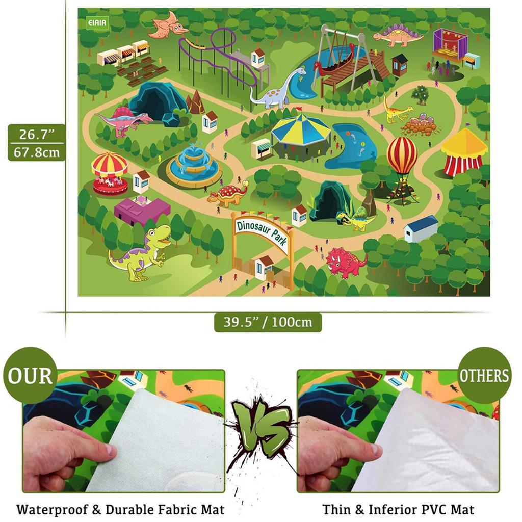 Buy 100x68CM Baby Dinosaur Game Mat Children's Play Mat Baby Crawling ...