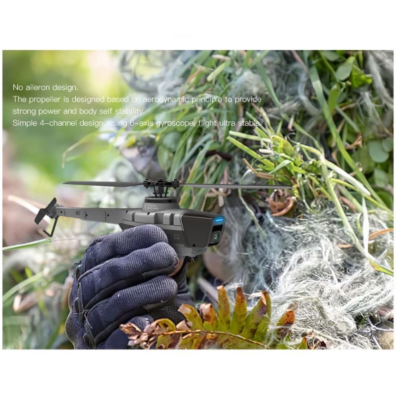 Cheap Helicopter with Camera 1080P 2.4G Remote Control 4 CH One-button ...