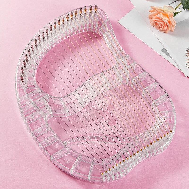 Cheap 21 Strings Lyre Harp Instrument Transparent Lyre Piano Harp ...