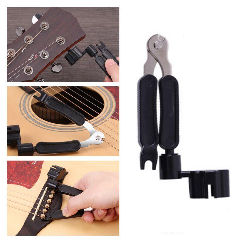 Buy 3 in 1 Multifunction Guitar Bass String Change Tool Set String ...