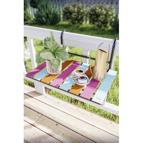 Colorful Folding Table 40x60 - Balcony Patio - Hanging Camping Table ...