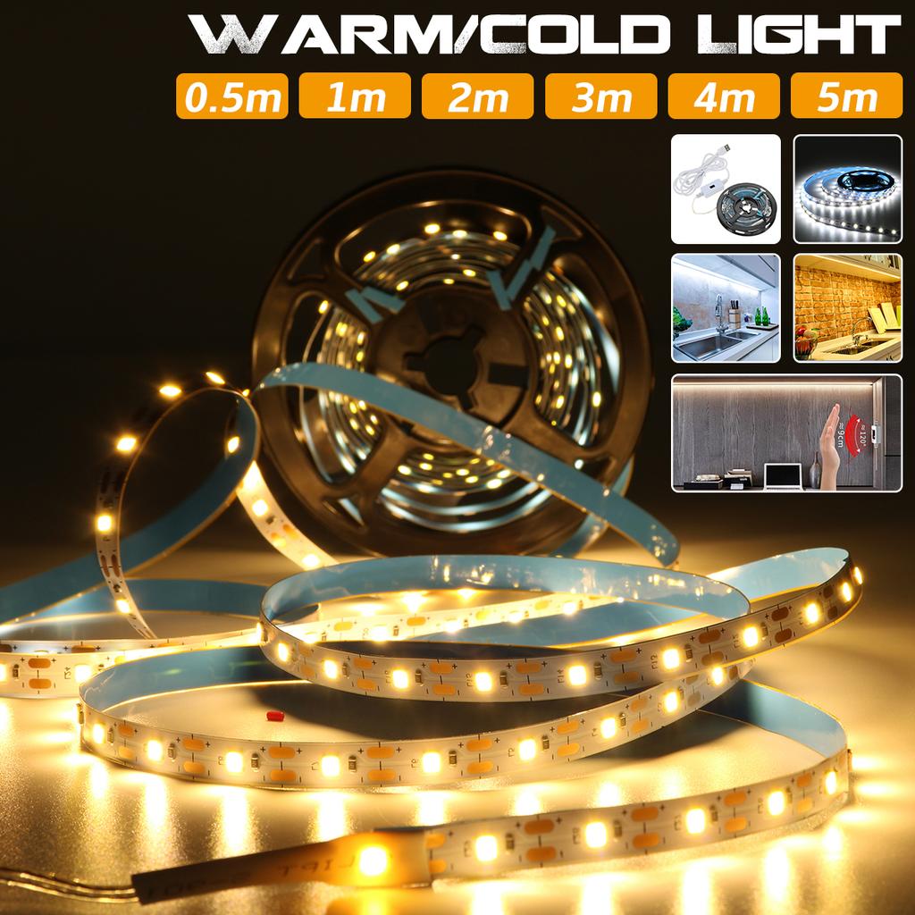 Buy 0.5/1/2/3/4/5m Sensor LED Light Strip Hand Sweep Sensor Smart Lamp ...