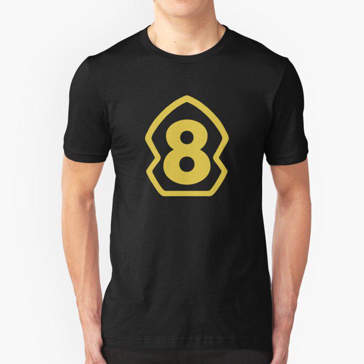 Buy Fire Force Special Fire Force Company 8 Badge T Shirt Summer Men ...