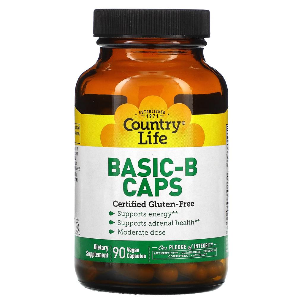 Country Life, Basic-B Caps, 90 Vegan Capsules uygun fiyatlı satın alın ...
