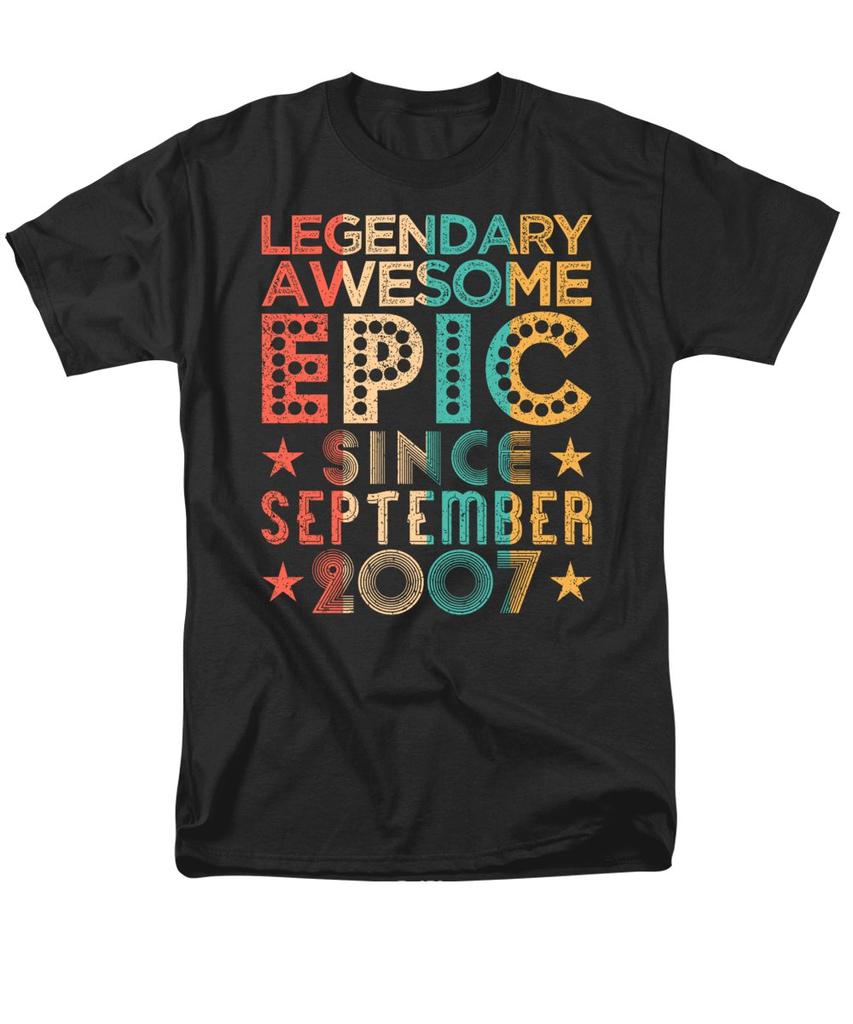 Buy Men Premium Cotton legendary awesome epic Print Tees Funny Harajuku ...
