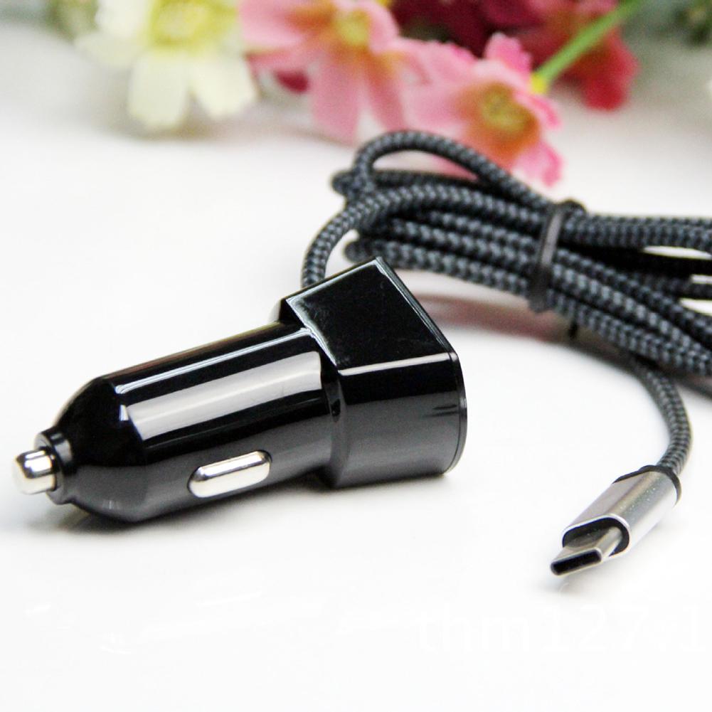 Buy Two USB Plug Wired In-car Charging Adapter Vehicle Charger for ...