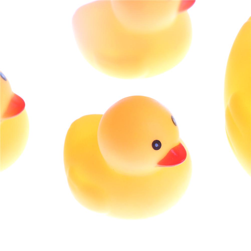 4pcs Rubber Ducks with 2pcs Swimming Rings Shower Bath Floating Baby ...