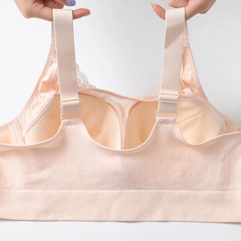 Buy Push Up Bra Women Plus Size Backless Tube Top Bralette Sheer ...