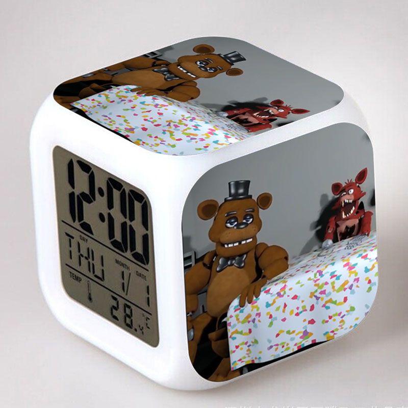 Cheap Bear Multifunction Fnaf 7color Digital Alarm Clock Led Watch ...