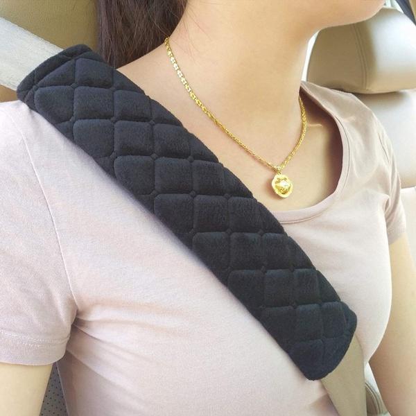 Buy 2Pcs/set Car Seats Belt Shoulder Pad Covers Soft Velvet Car ...