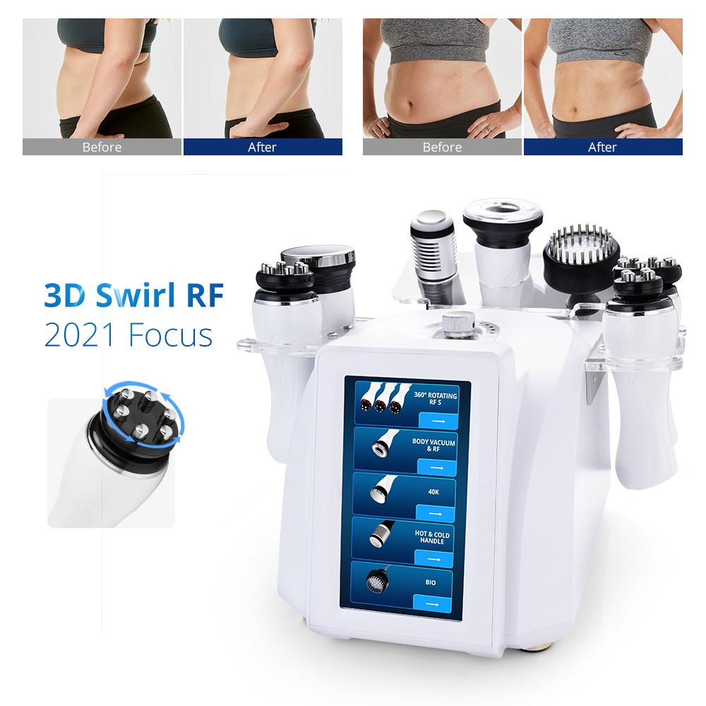 8 in 1 Ultrasonic 40K Cavitation 3D RF Vacuum Slimming Face Lifting ...